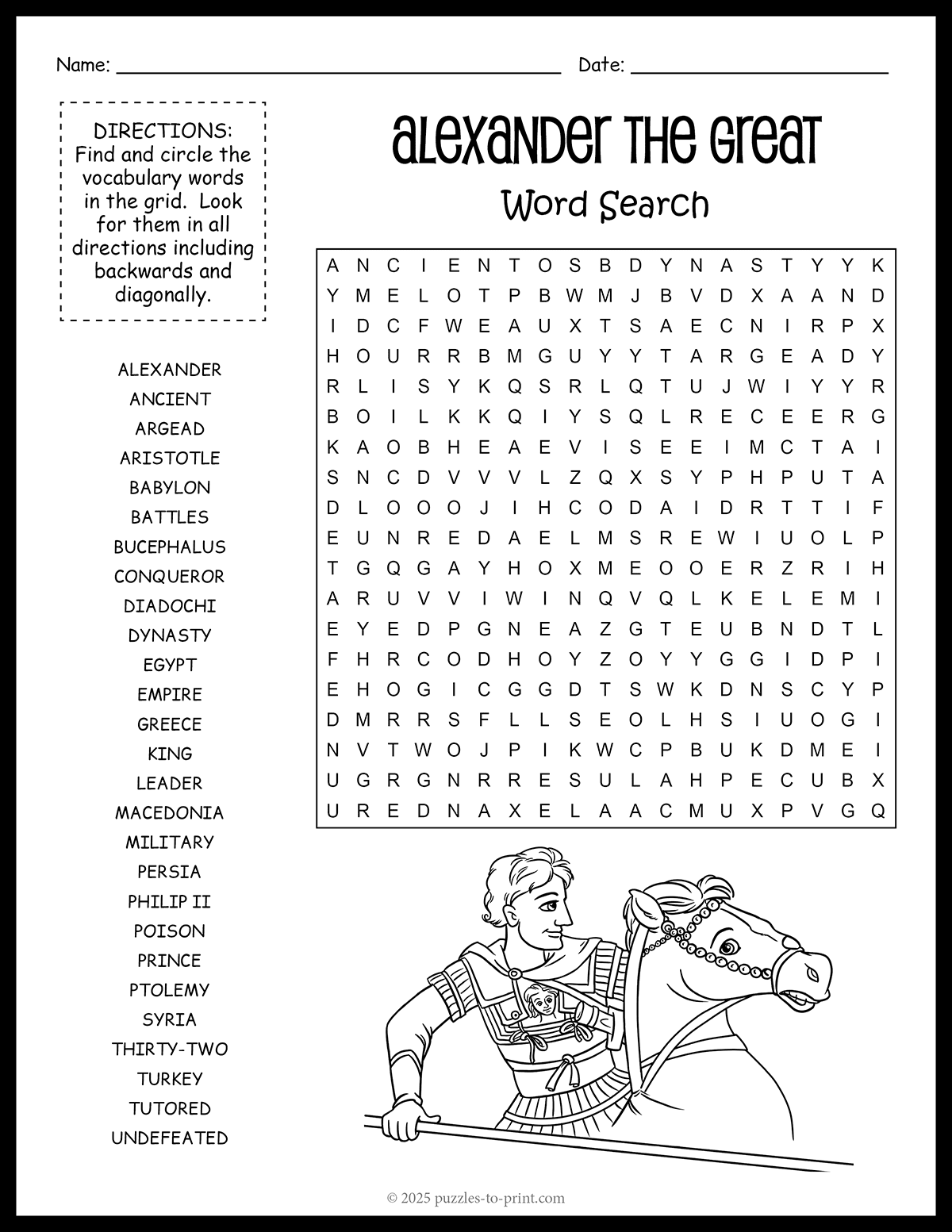 David And Goliath Word Search Bible Word Search | Free Printable Bible