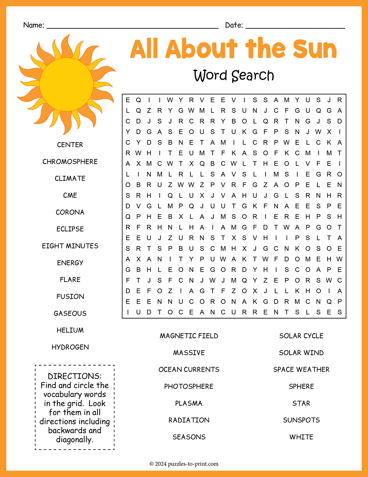 Sun Safety Word Search Summer Safety For Kids Worksheets & Teaching