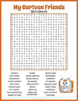 Walt Disney Word Search