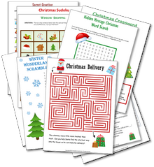 Free Printable Christmas Puzzles - Word Searches, Crosswords and More!