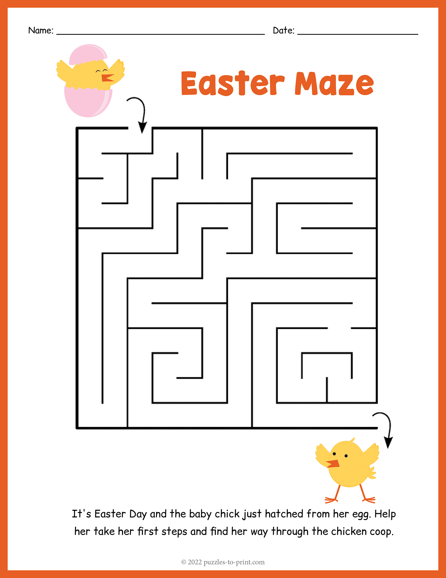 Easter Maze