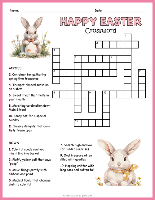 Free Printable Easter Puzzles