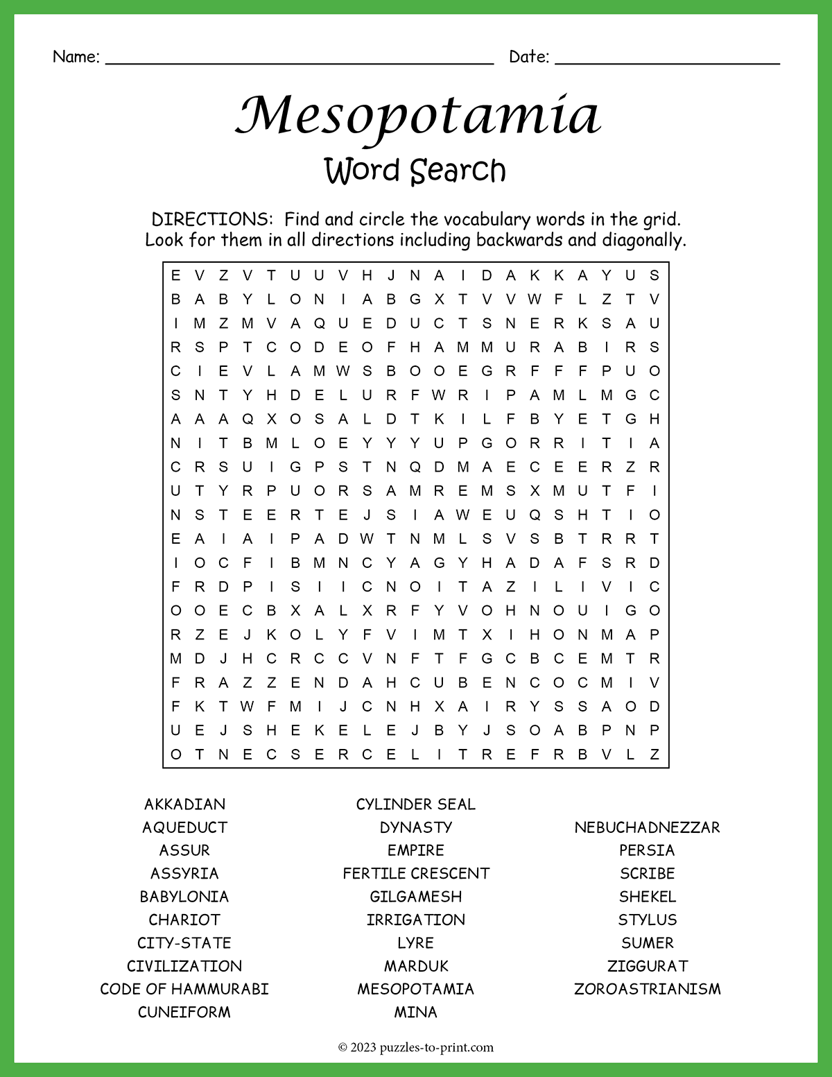 City States In Mesopotamia Answer Key