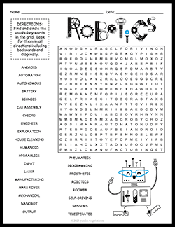 Robot Crossword