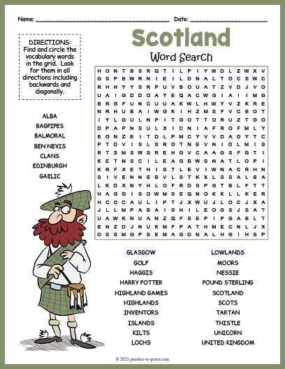 Geography Puzzle Worksheet Activities