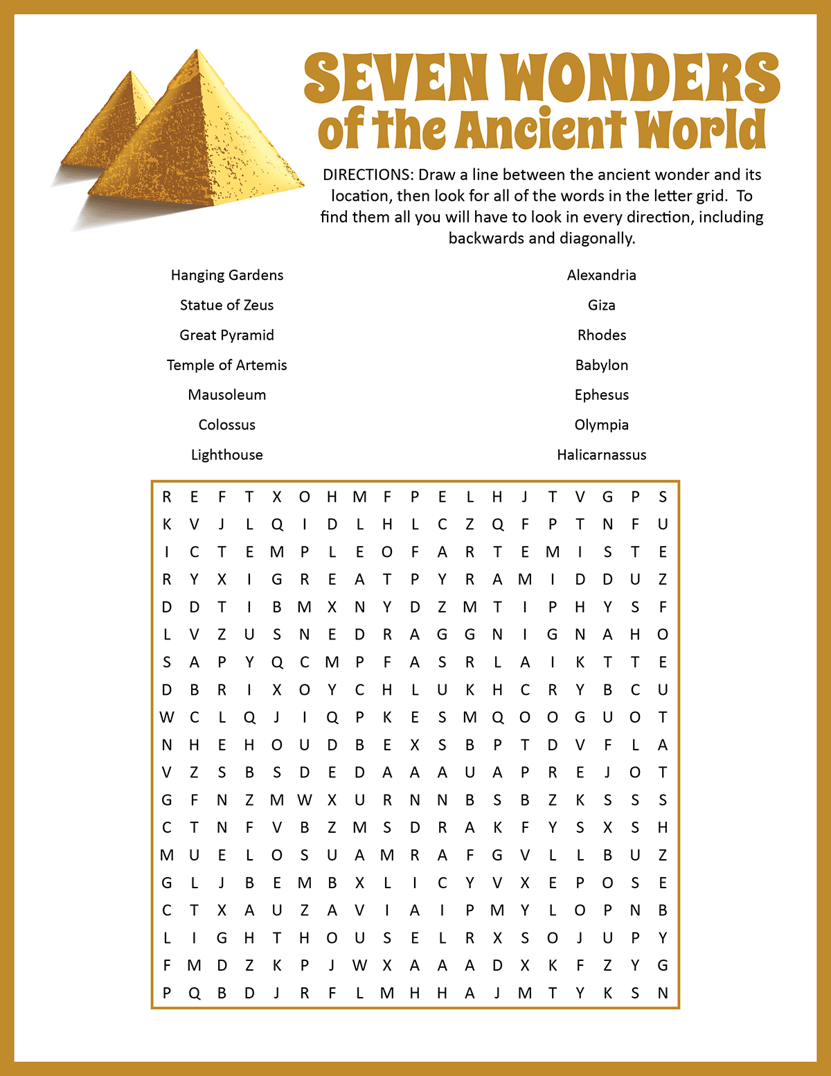 Ancient History Word Search Ancient Rome Word Search Puzzle By Puzzles