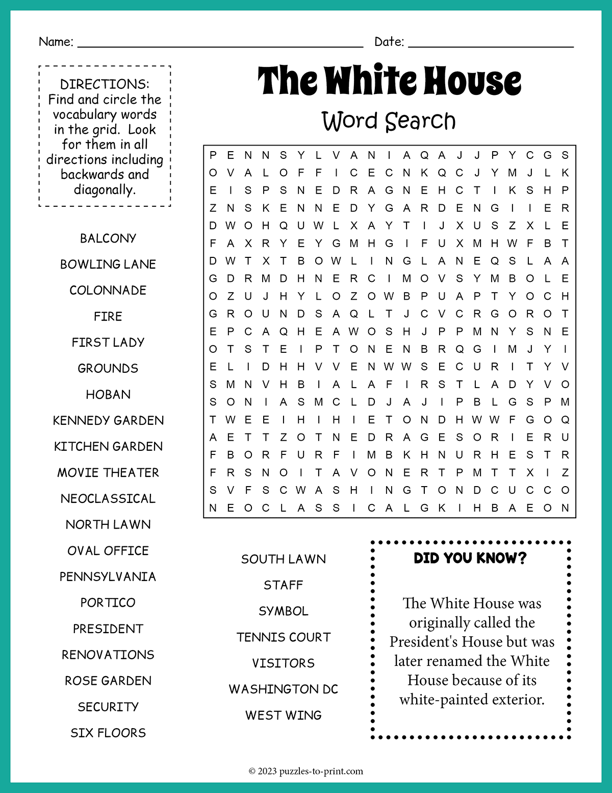 Bowling Word Search Printable 1080x1080